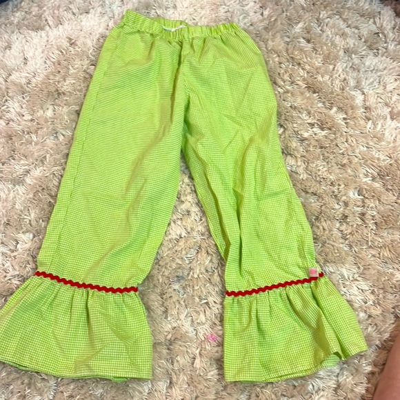 Lolly Wolly Doodle | Bottoms | Bell Bottom Ruffle Pants Gingham | Poshmark